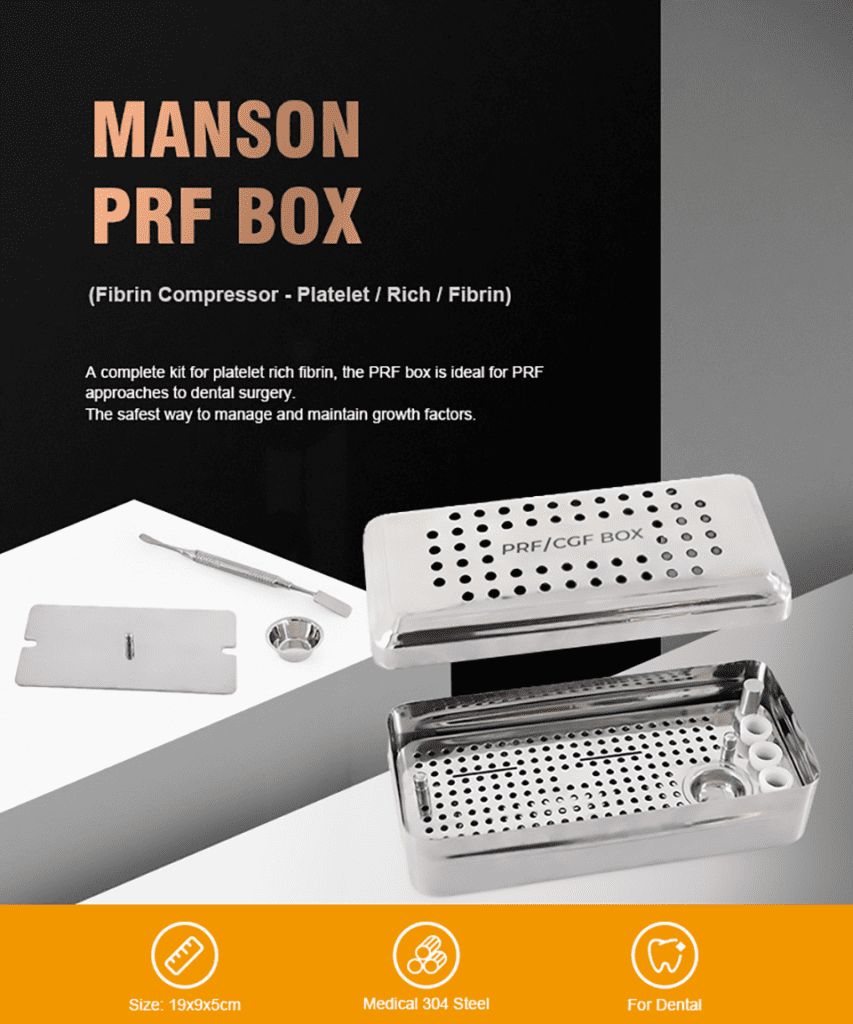 PRF & GRF Box Dental Product PRF Implant - Manson PRP